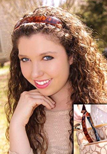 SqHair Hinged Headband fits like sunglasses providing lift and style without giving you a headache Band (Copper)