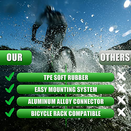 RBRL Bike Mudguard Bicycle Fender E-Bike Fender Mountain Bike Adjustable Quick Release Patent Design Fits 26", 27.5", 29",Mount on Front Fork,Weight 7.2 Ounces