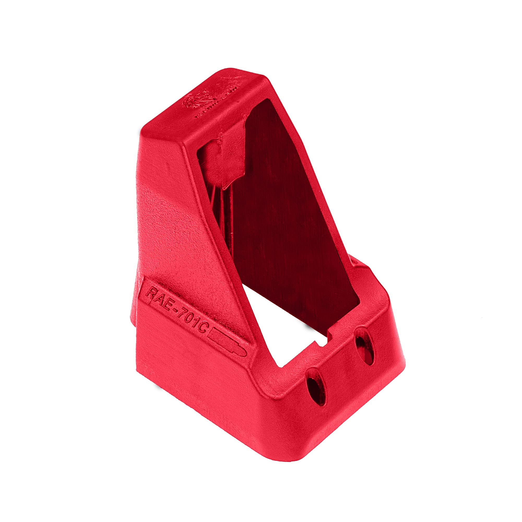 RAEIND Universal Magazine Speedloaders for Double Stack Magazines with Different Calibers Including 32 auto, 9mm, 22TCM.357 SIG.380 ACP, 40 S&W speedloader, USA Made (Ruby)