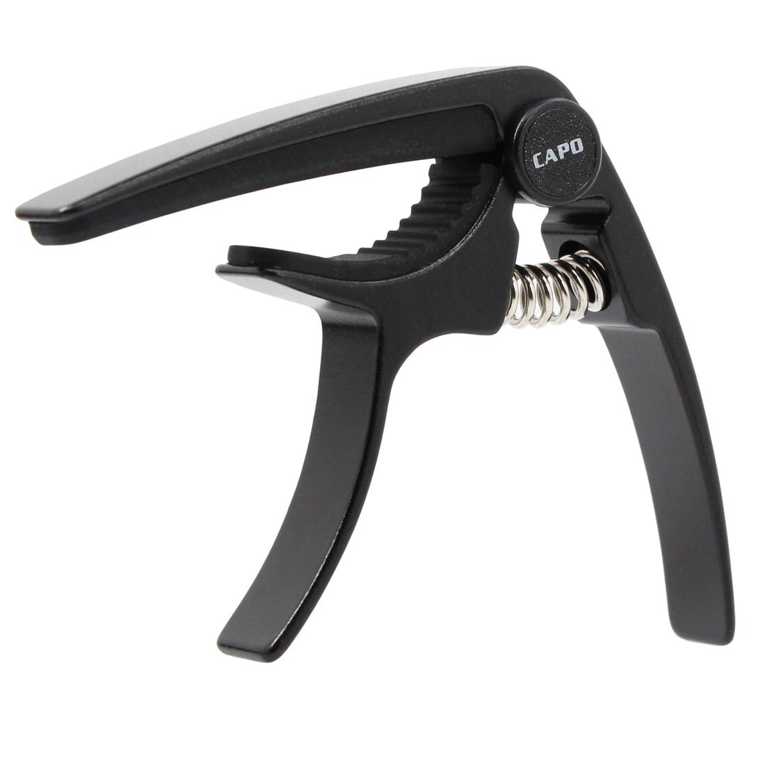 Ukulele Capo Aluminium Alloy Clamp for 4 Strings Uke Soprano Concert Tenor Baritone Light Weight Ukulele Clamp with Free Guitar Picks (Gold Color)