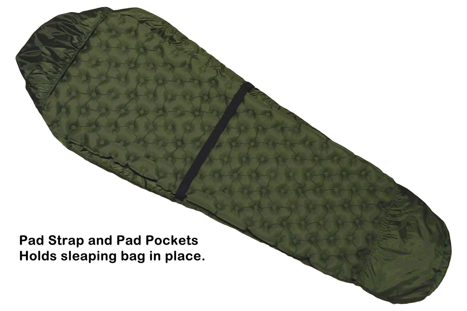 Sleeping Bag, Sleeping Pad, Pillow Combo Set
