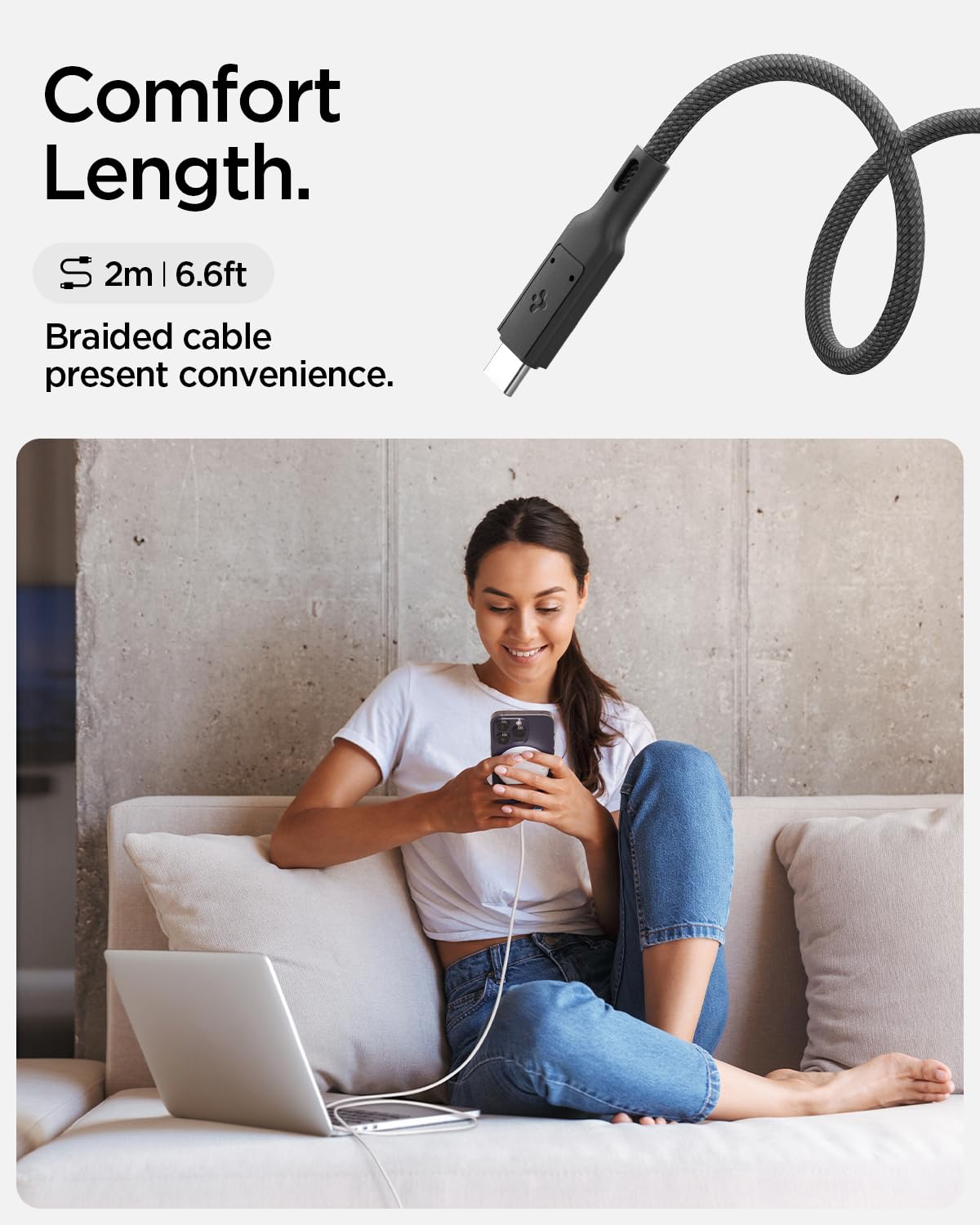 Spigen ArcField (MagFit) MFM Made for MagSafe 15W Wireless Charger Kickstand for iPhone 15 Plus Pro Max iPhone 14 13 12 USB C Charger Stand pad Standby with 6.6ft Cable -Wall Charger Not Included