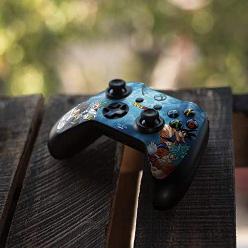 Skinit Decal Gaming Skin Compatible with Xbox One Elite Controller - Officially Licensed Dragon Ball Super Goku Vegeta Super Ball Design