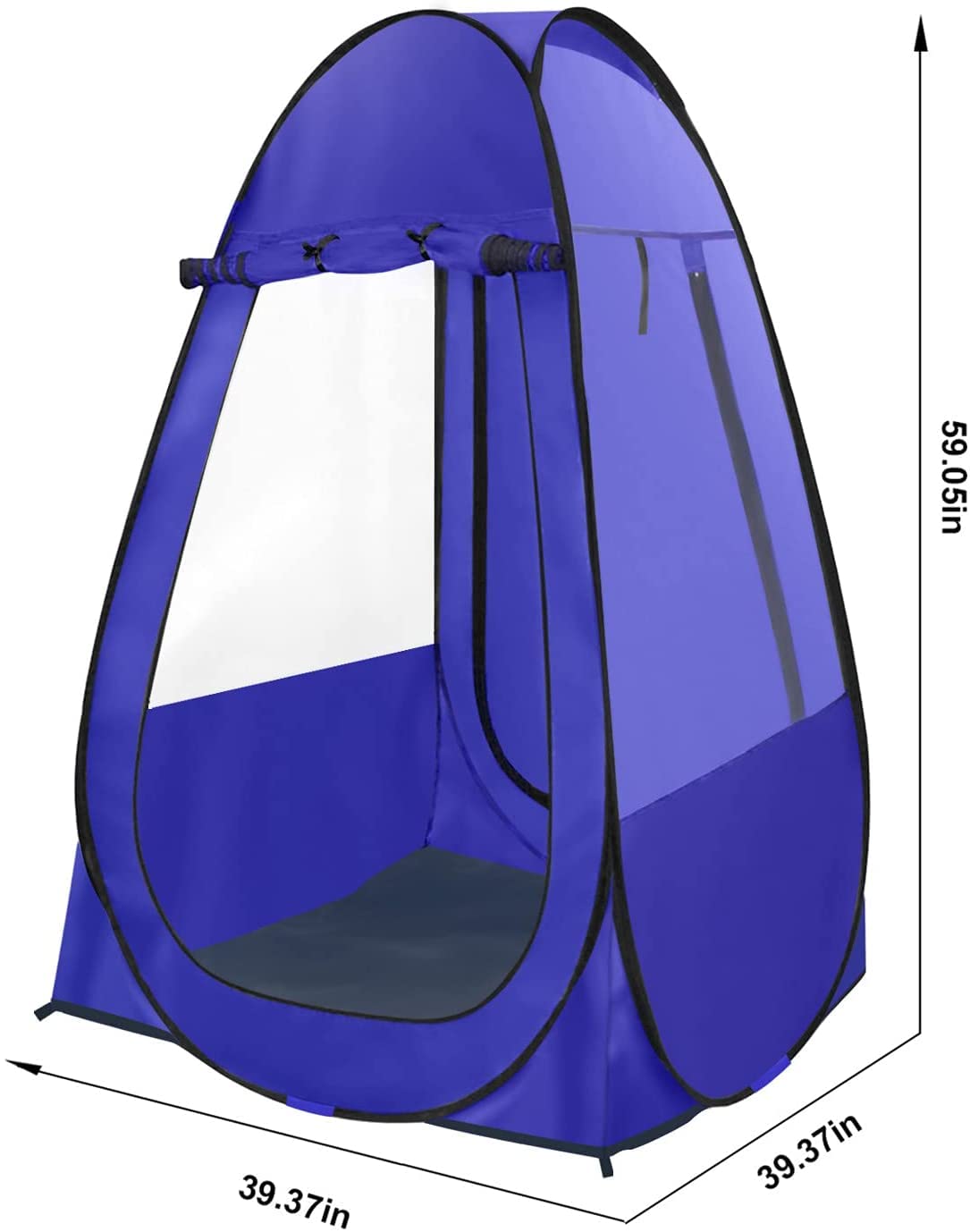 Single Pop Up Tent Pods Sports Fishing, Clear Rainproof Windproof Beach Tent for Wind and Rain in Chilly Weather,Lightweight and Sturdy, Easy Set Up, Outdoor Foldable