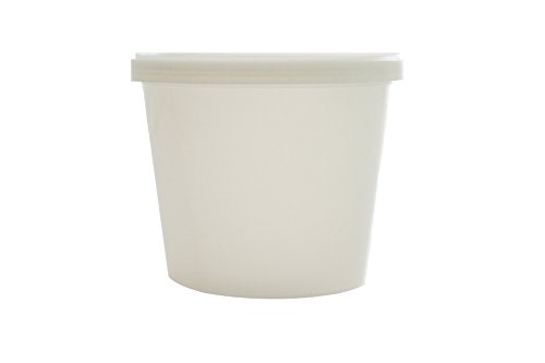 Vito's Famous Deli Container with Lid, 8 Ounce (Pack of 40) | Leak proof | Freezer safe