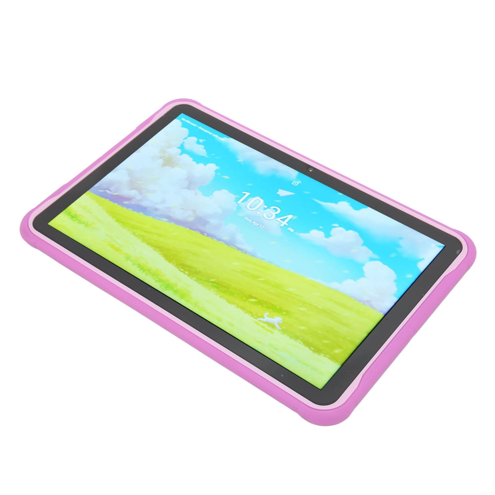 SHYEKYO Kids Tablet, 2MP 8MP Dual Camera 10 Inch HD IPS Screen 2GB RAM 32GB ROM Children Tablet Eye Protection Quad Core for Study (US Plug)