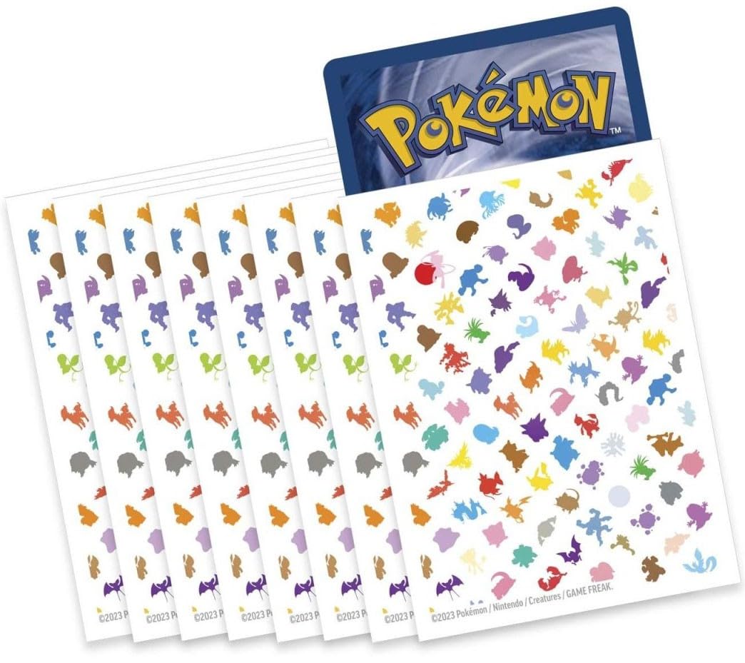 Pokemon Card Sleeves - Pokemon 151 - Elite Trainer Box Sleeves - Sealed Pack x65 Sleeves
