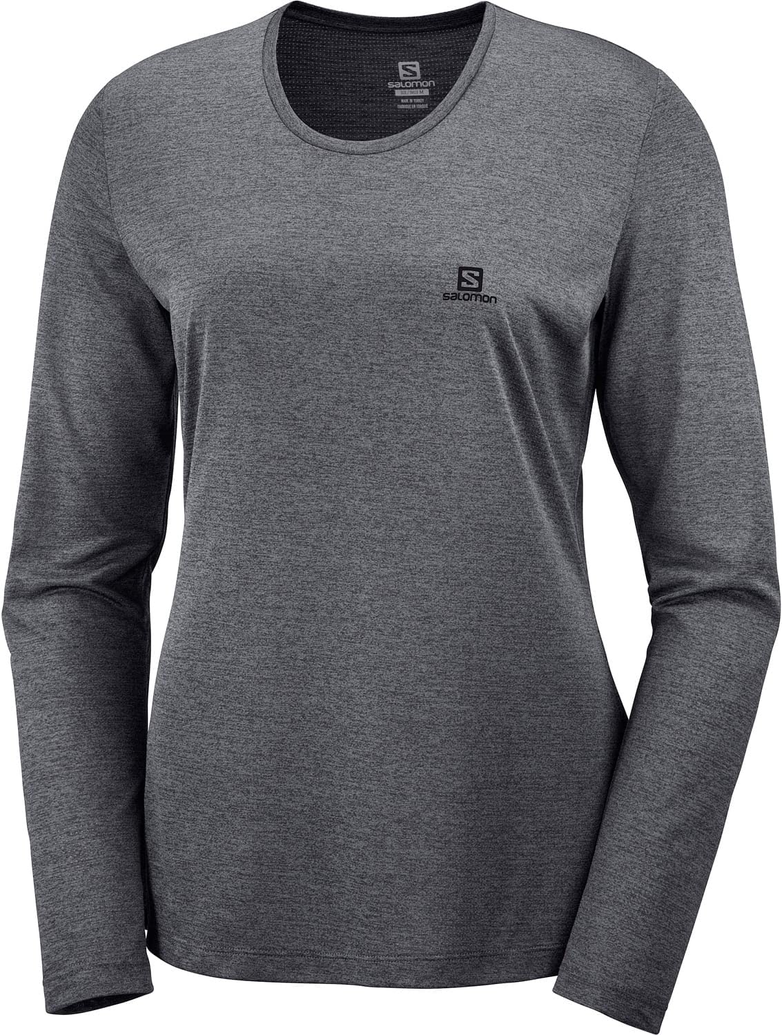 Salomon Women's Standard Shirt, Ebony, L
