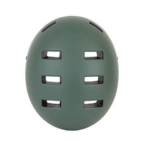 Retrospec CM-1 Bicycle / Skateboard Helmet for Adult Commuter, Bike, Skate , Matte Forest Green, 59-63cm / Large