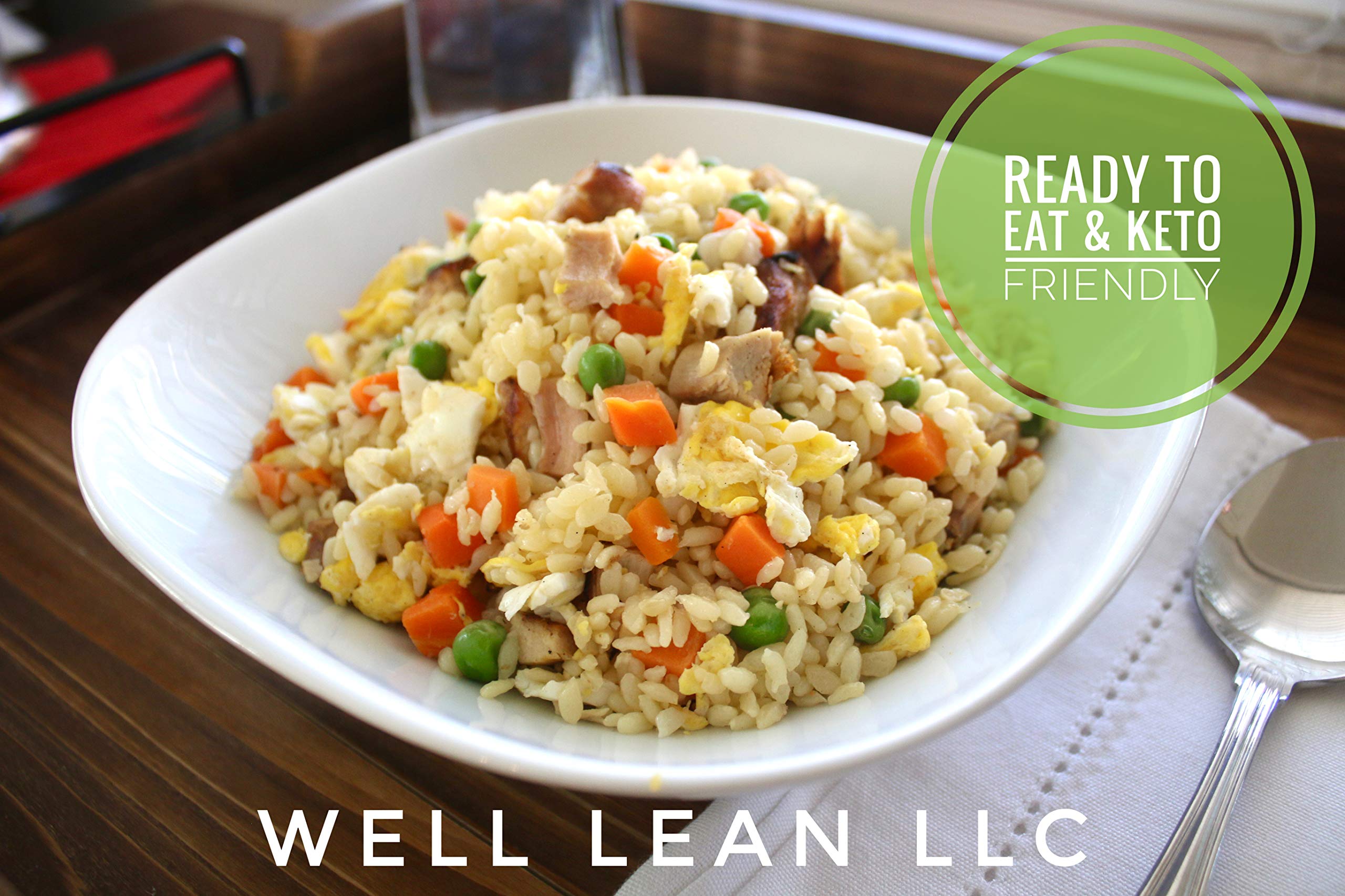 Well Lean Konjac Rice Keto Pasta - Low Carb Keto Rice Plant Based 100% - USDA Organic Premium Konjac Shirataki Rice - Low Carb Rice - Keto Rice Carb Free, No Carb Rice Alternative, 6 Pack, 12 Servings