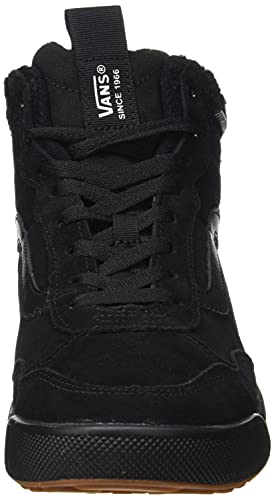 Vans Men's Hi-Top Trainers Sneaker, Suede Black Black, 10