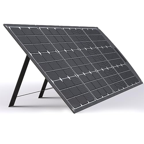 TISHI HERY 260W Solar Panel for Power Station Generator, Portable Solar Charger Kit 18V Foldable Solar Cell Solar Charger with MC-4 High-Efficiency Battery Charger for Outdoor Camping Van RV Trip