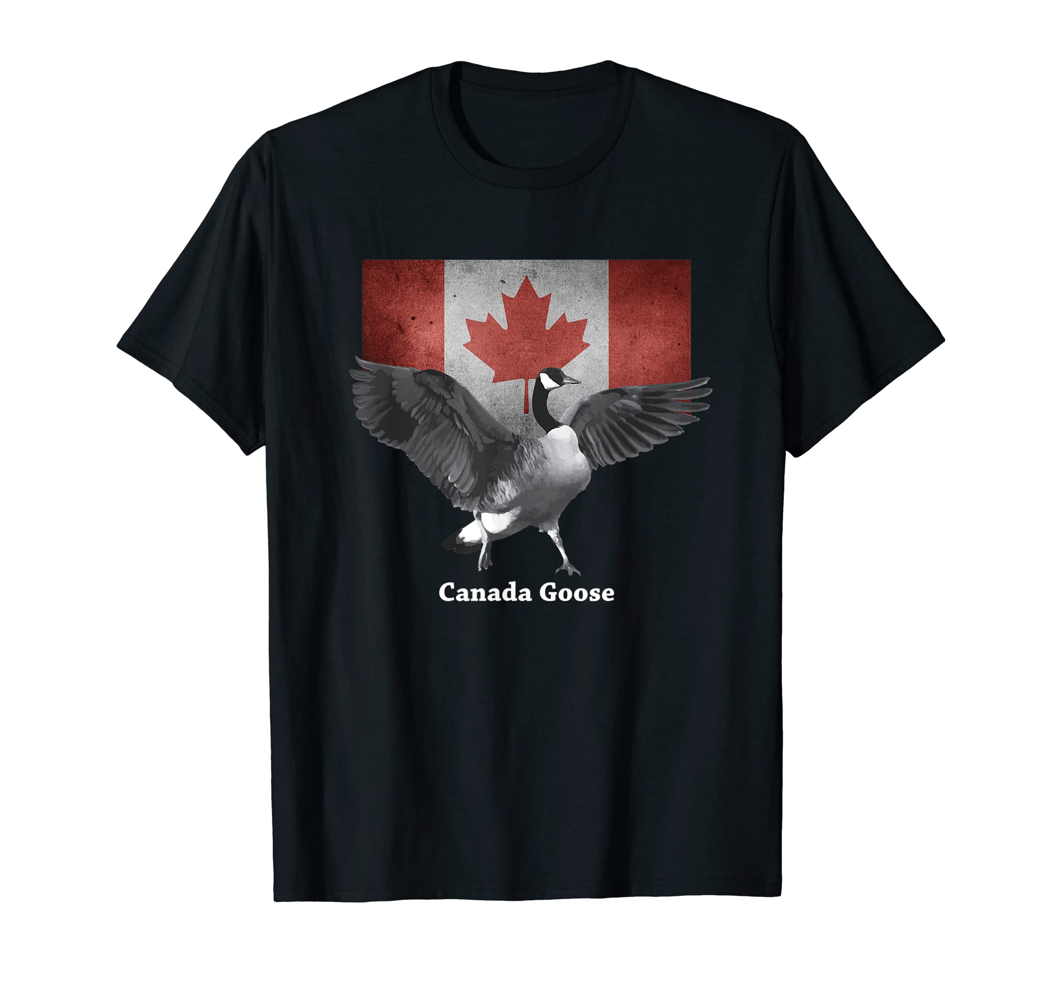 Proud Canadian Flag Canada Goose Tshirt