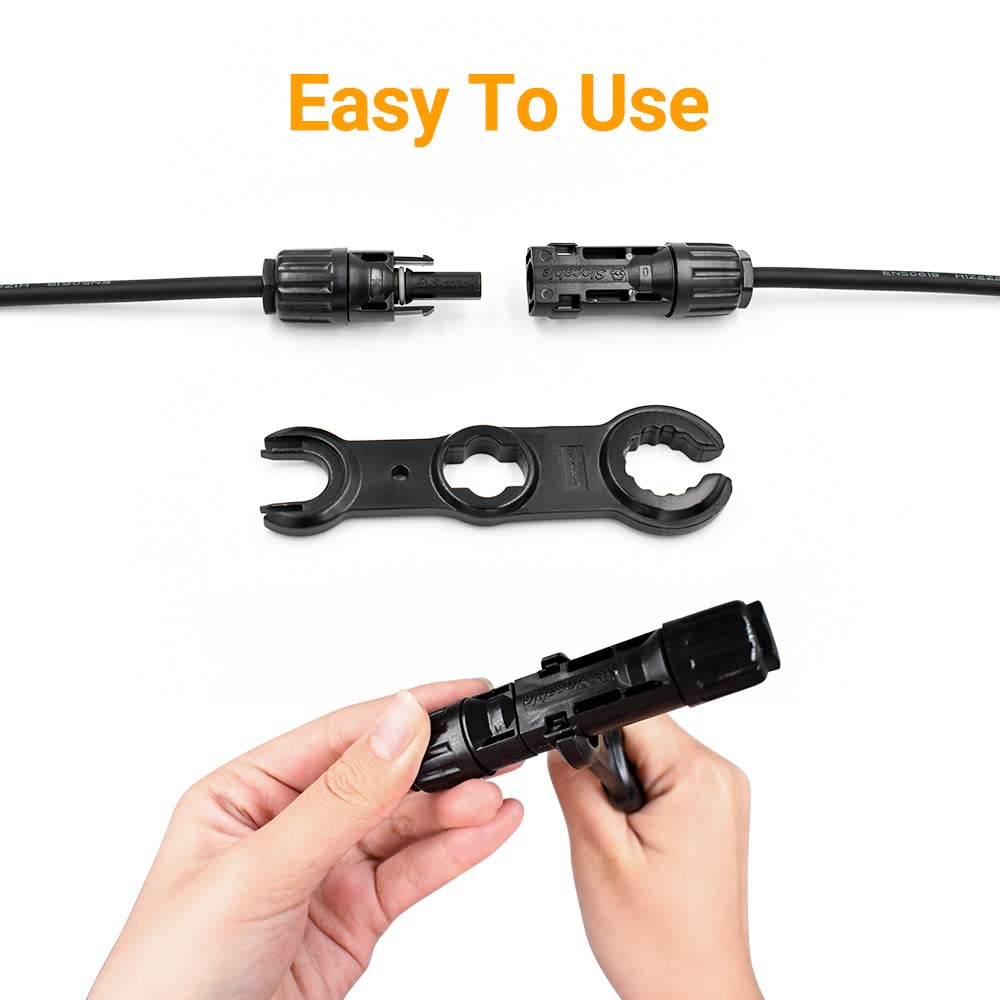 Trisinger Solar Panel Connector Assembly Tool, 2 PCS Spanner(Spanner)
