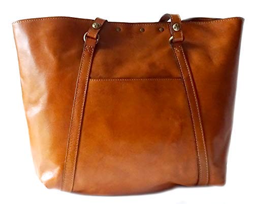 Patricia Nash Burnished Tooled Collection Tote Benvenuto Shoulder Bag Italian Leather
