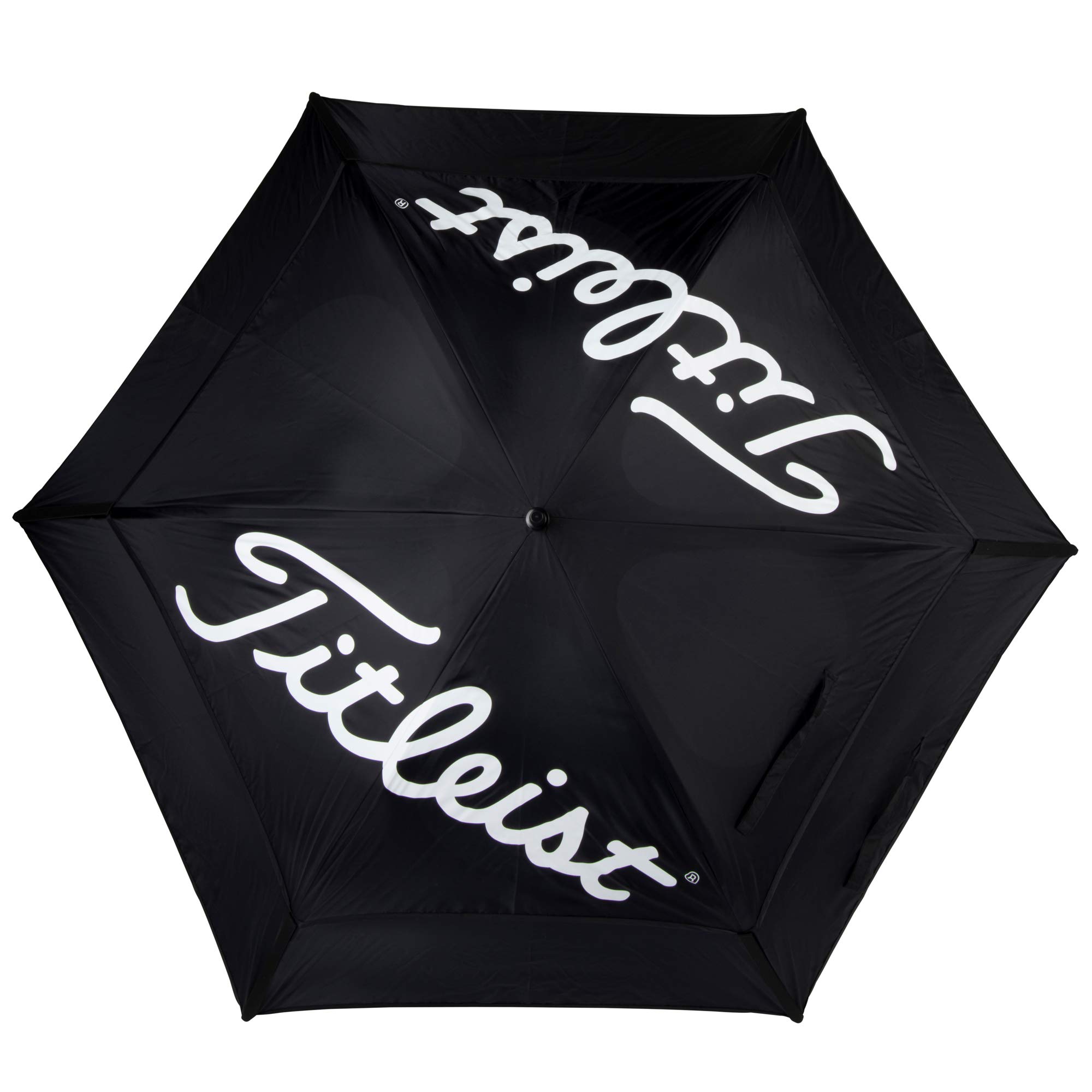 Titleist Players Double Canopy Golf Umbrella Black/White, 68"