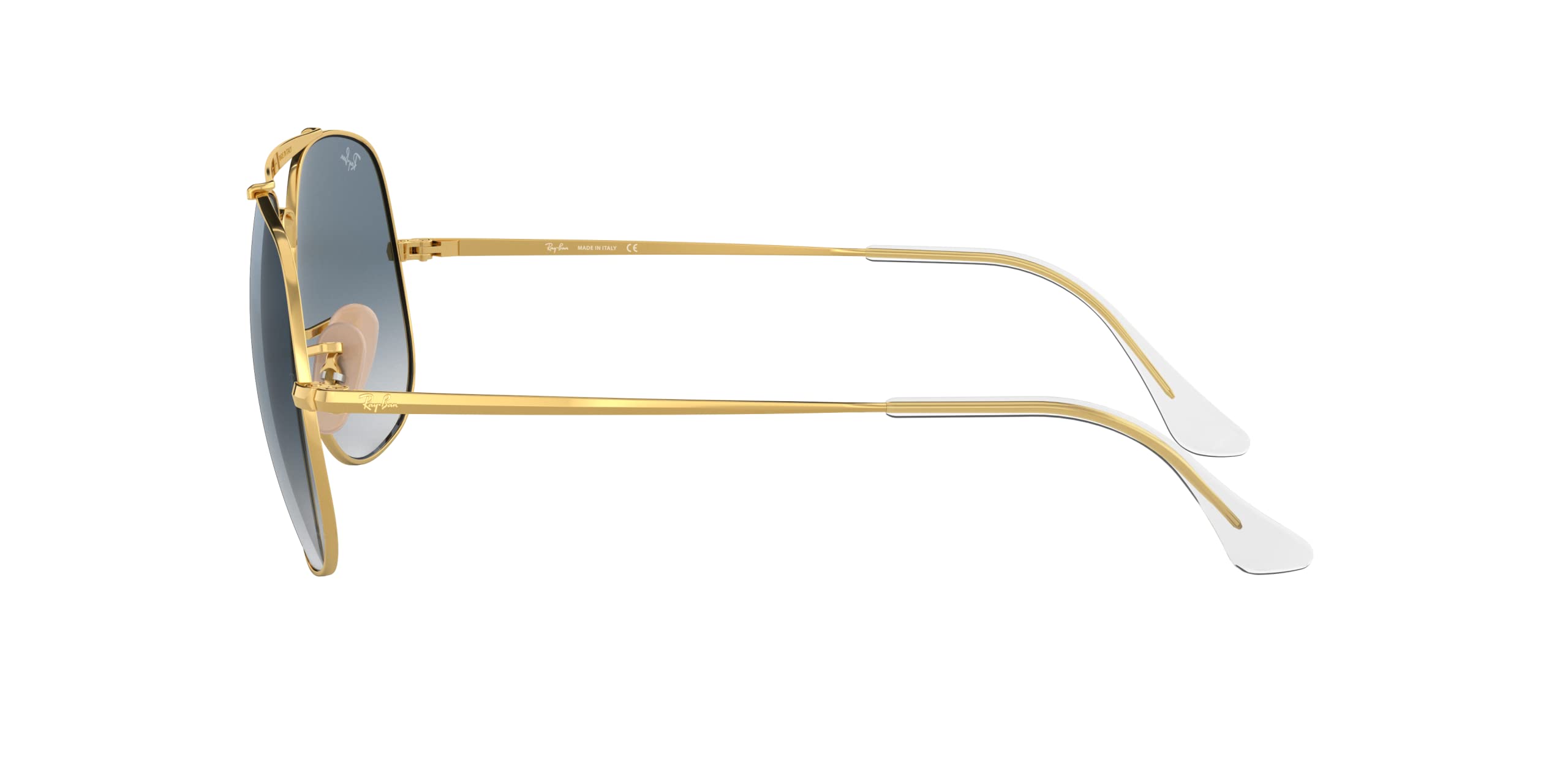 Ray-Ban Men's Rb3561 The General Square Sunglasses, Bronze/Grey Green, 57 mm