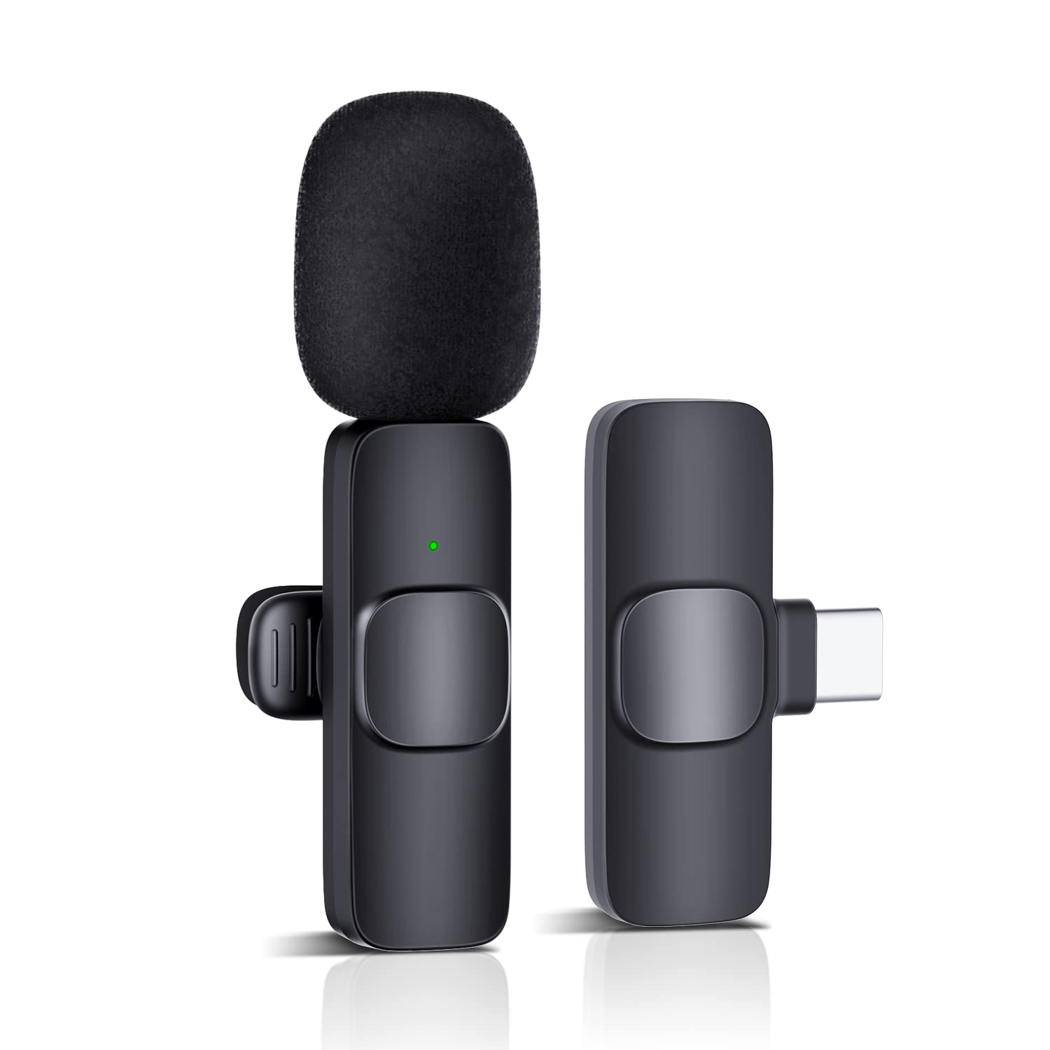 YASHINE Professional Wireless Microphone for Android,Ttpe-C Wireless Microphones, Plug-Play 2.4G Wireless Microphones, Live Stream, YouTube, Facebook, TikTok
