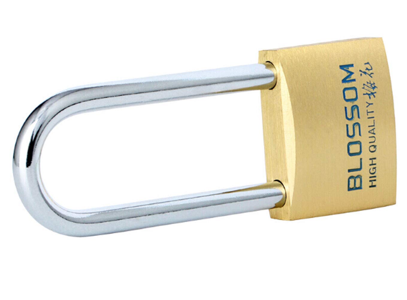 Solid Long Beam Brass Padlocks Type Different - Waterproof Rust-Proof Door Lock Long Beam Lock Student Drawer Hardened Steel Shackle, with Key Padlock, Drawer, Gym, Cabinet, Warehouse, School, car,