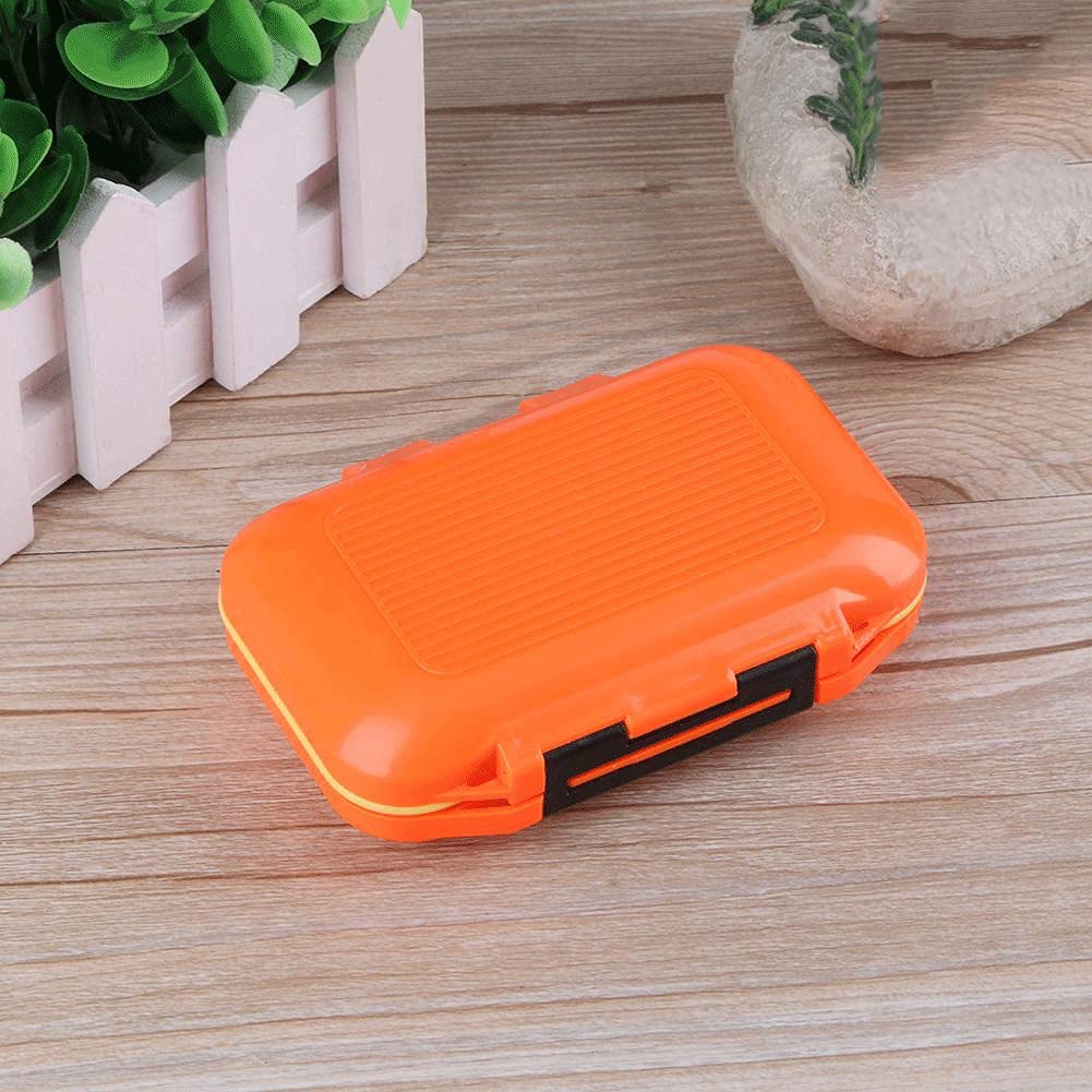 UXZDX CUJUX Outdoor 12 Grid Fishing Bait Hook Bait Storage Box Waterproof Fishing Tackle Bracket Square Box Accessories