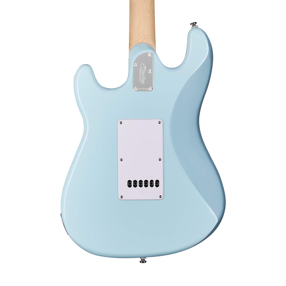Sterling By MusicMan 6 String Solid-Body Electric Guitar, Right, Charcoal Frost (CT30SSS-CFR-R1)