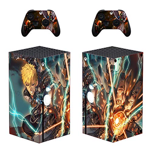 Strongest Man Stickers Decals Skin for X-box-One-Series X, Cover Protector Wrap Durable Full Set Protection Faceplate Console by KAJAL MANI