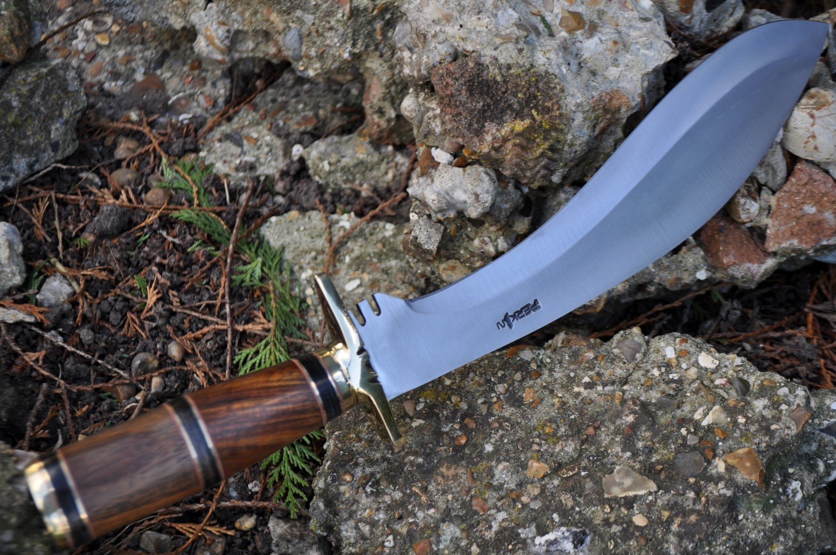 Perkin - Custom Handmade Hunting Knife - 01 Carbon Steel - Kukri Knife