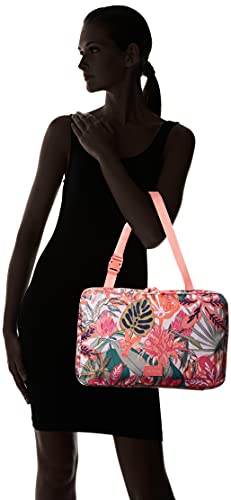 Vera Bradley Women's Recycled Lighten Up Reactive Seat Organizer, Rain Forest Canopy Coral, One Size