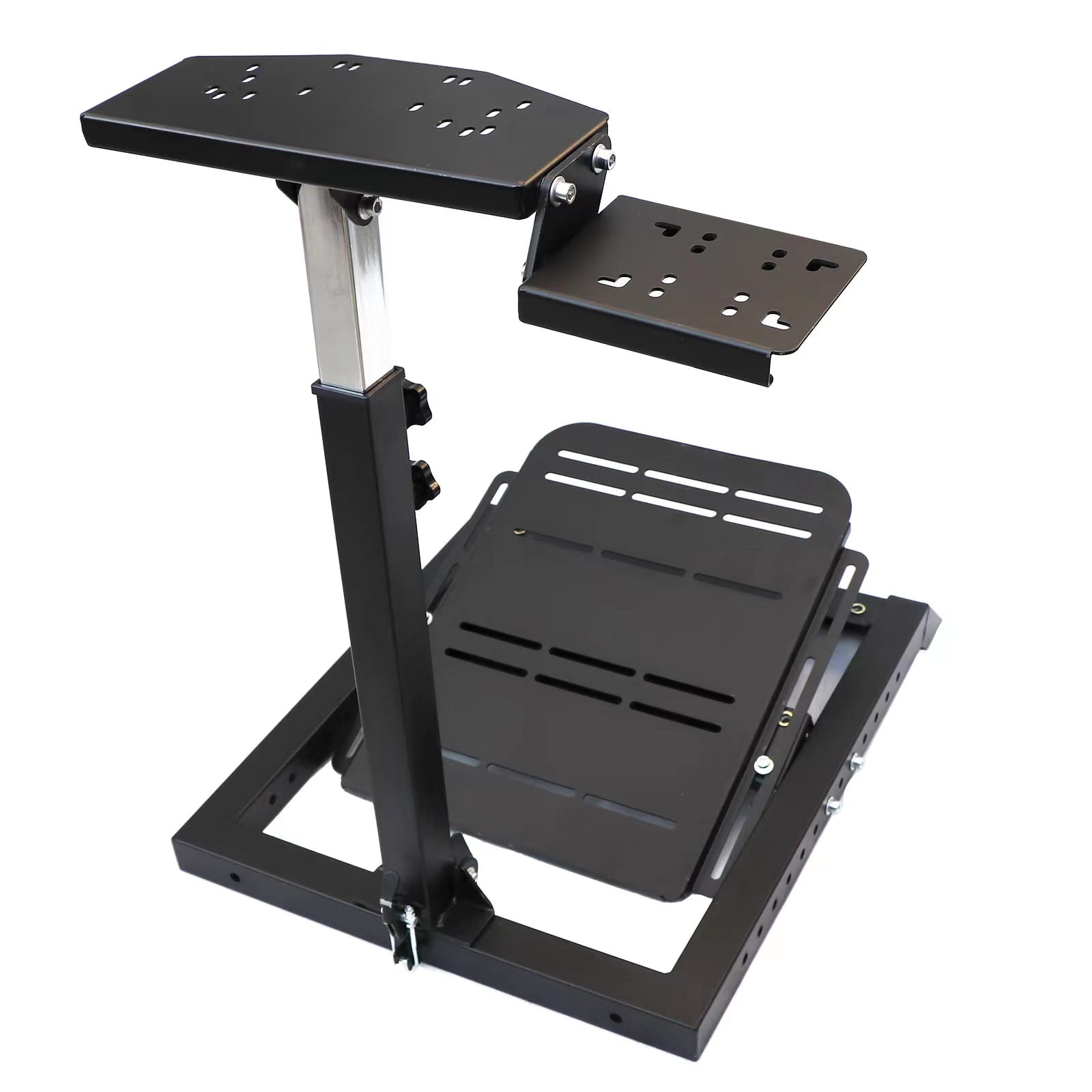 YXHARD Racing Wheel Stand, Height Adjustable & Foldable Steering Wheel Stand Compatible with G25,G27,G29,G920 T150 T300 T500 Gaming Cockpit