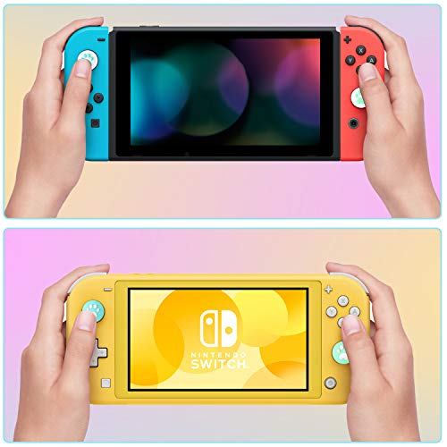 Sumind 12 Pieces Cute Cat Claw Design Thumb Grip Caps, Thumb Grips Analog Stick Cover Soft Silicone Cover Joystick Cap Compatible with Nintendo Switch/Switch Lite Controller