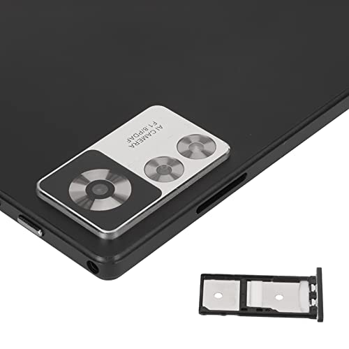 Tablet PC, 10.1in Tablet PC Black 1080P FHD Octa Core CPU Dual Board Dual Standby 100‑240V for Home (US Plug)