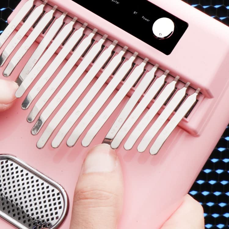 WSSBK Electronic Smart Kalimba Thumb Piano Kalimba Thumb Piano 17-Note Finger Piano Portable Musical Instrument (Color : D, Size : 17 Tones)