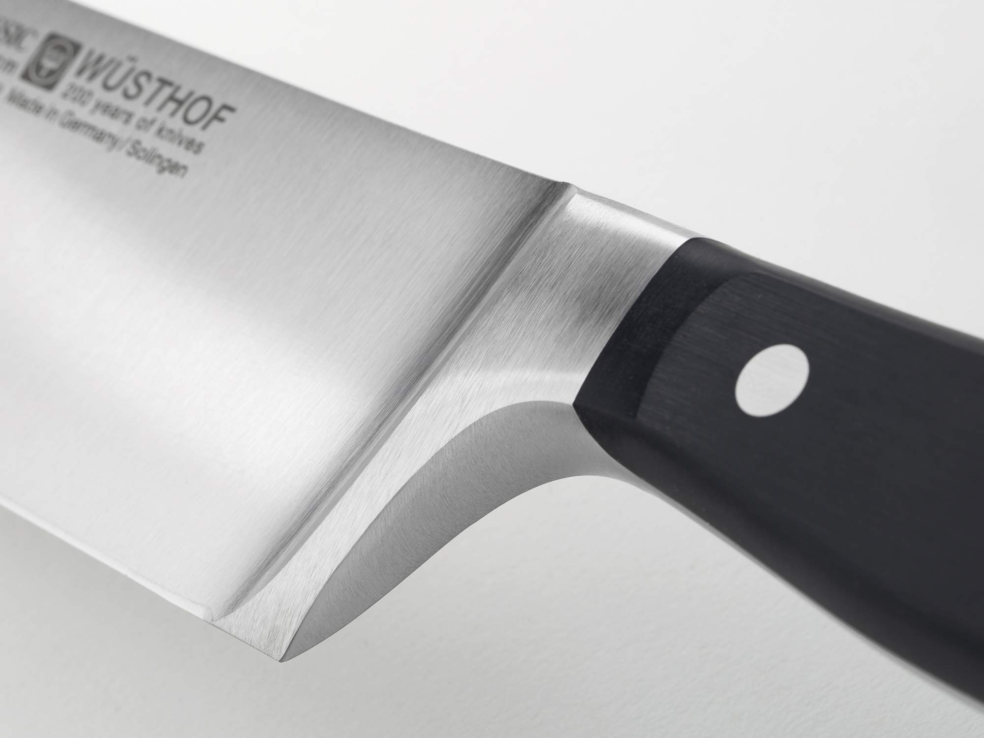 Wusthof Classic Ham Slicer, Hollow Edge, One Size, Black, Stainless Steel