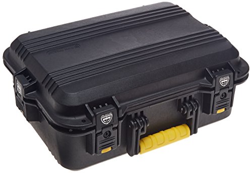 Plano 108021 Gun Guard AW Large Pistol/Accessories Case with Deluxe Latches Black