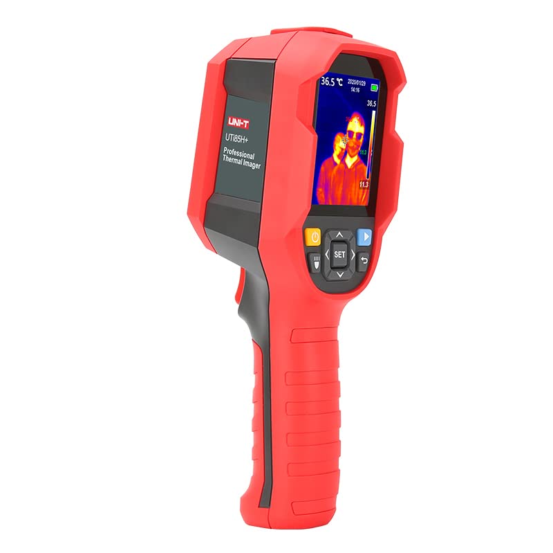 UNI-T UTi85H+ IR Infrared Thermal Imager Accuracy ±0.5˚C Handheld Temperature Measurement 30-45 Centigrade Sound Alarm Thermal Imaging Camera