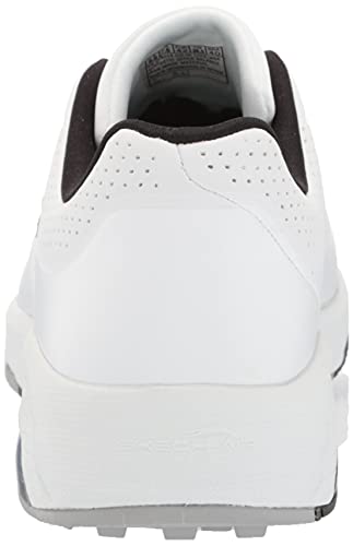 Skechers Mens Go Skech-air Dos Relaxed Fit Golf Shoe, White/Black, 11