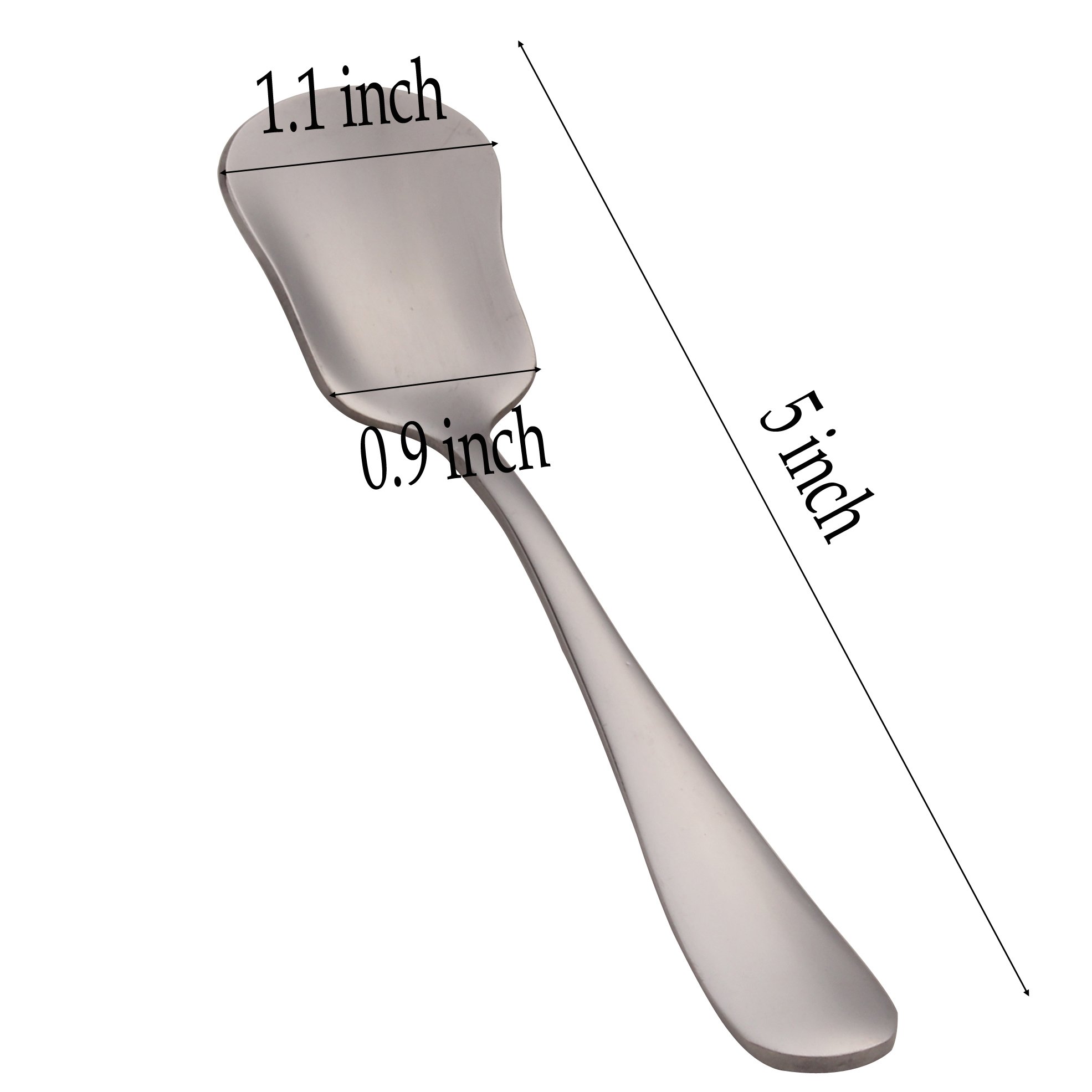 WARMBUY Small Stainless Steel Ice Cream Spoon Coffee Spoons Dessert Spoons, Set of 10