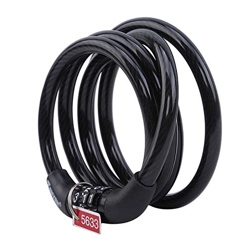 ZMYDZ Bicycle Lock Lock Security Code Lock Multifunctional Bicycle Lock Anti-Theft Security Code Combination Lock Strengthen Steel Bike Cable Bike Lock