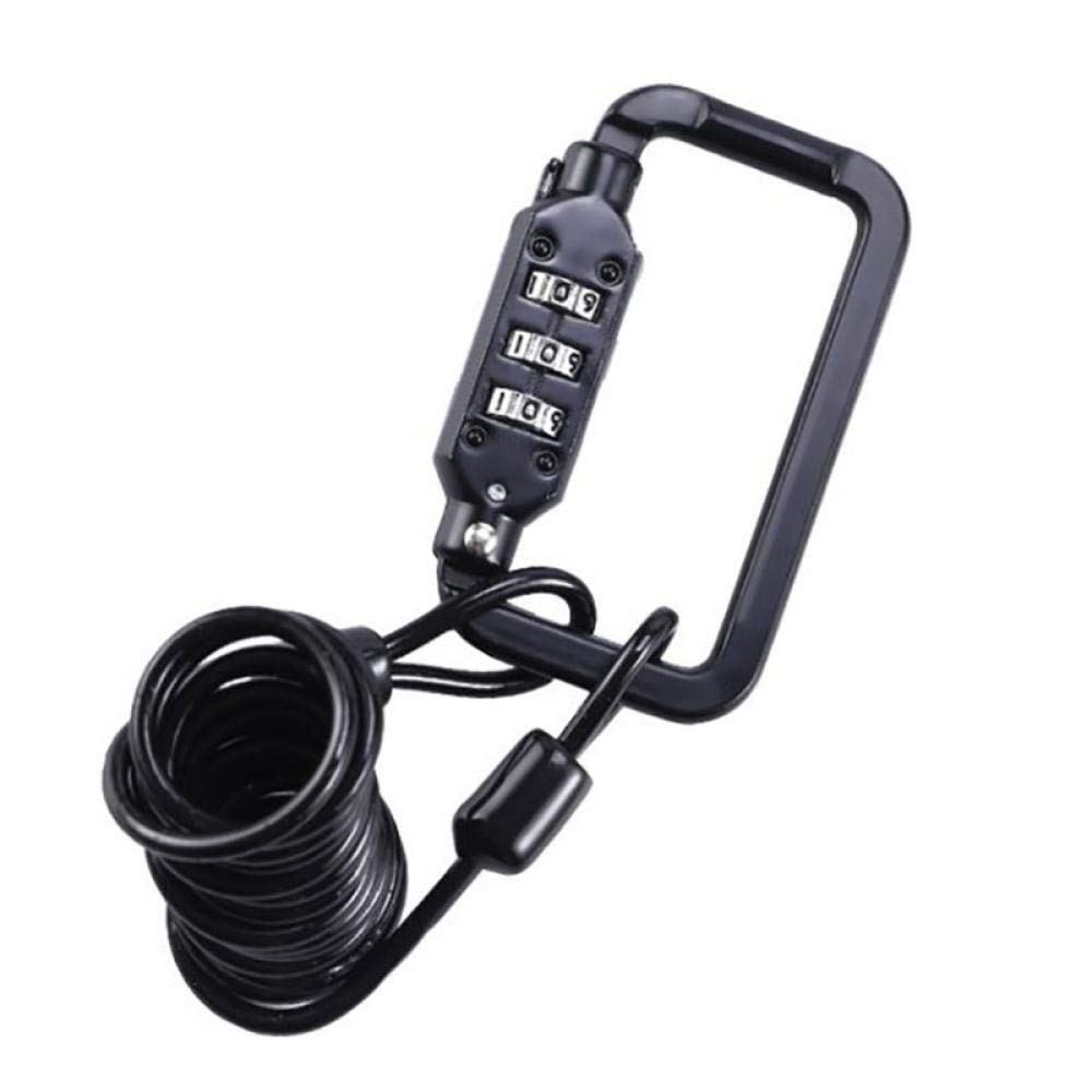 ZMYDZ Bicycle Lock Bicycle Lock Password Device Anti-Theft Durable Number Long Spring Wire Motorcycle Riding Accessories Bike Lock