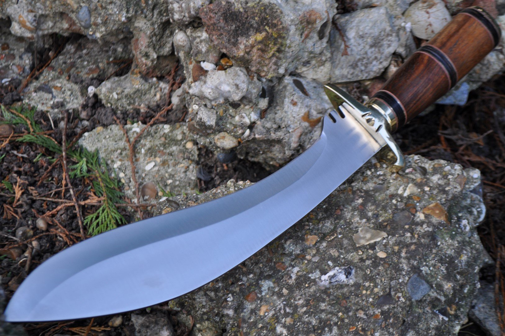 Perkin - Custom Handmade Hunting Knife - 01 Carbon Steel - Kukri Knife