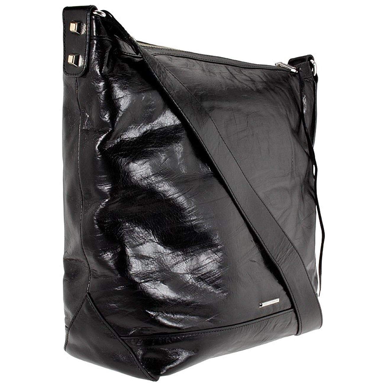 Rebecca Minkoff Regan Ladies Large Leather Hobo Handbag HU17EDSH46, Black