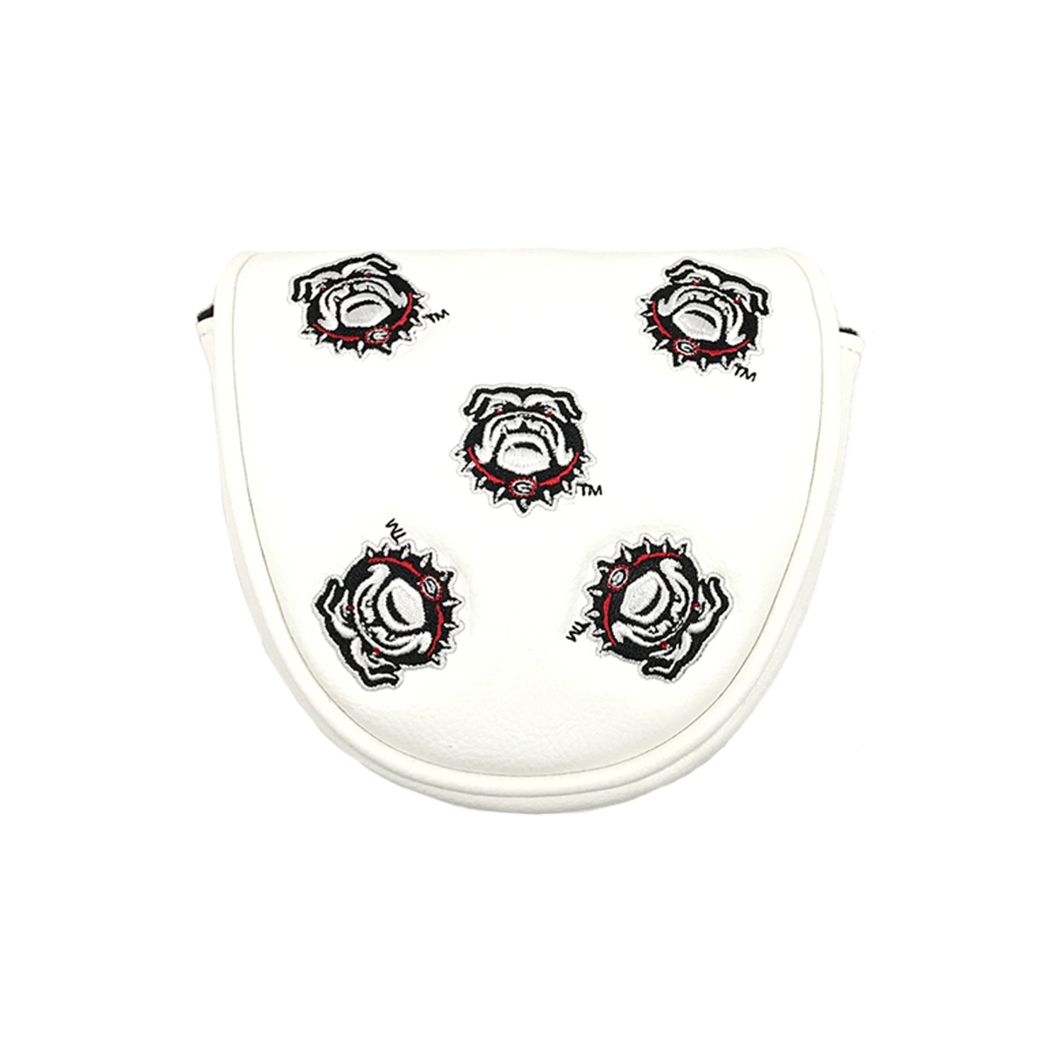 PRG Americas NCAA Georgia Bulldogs Mallet Putter Cover, White