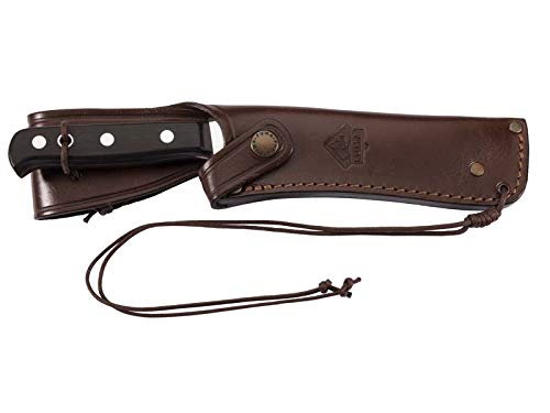 PUMA Sedona Wood German Made Hunting Knife With Leather Sheath