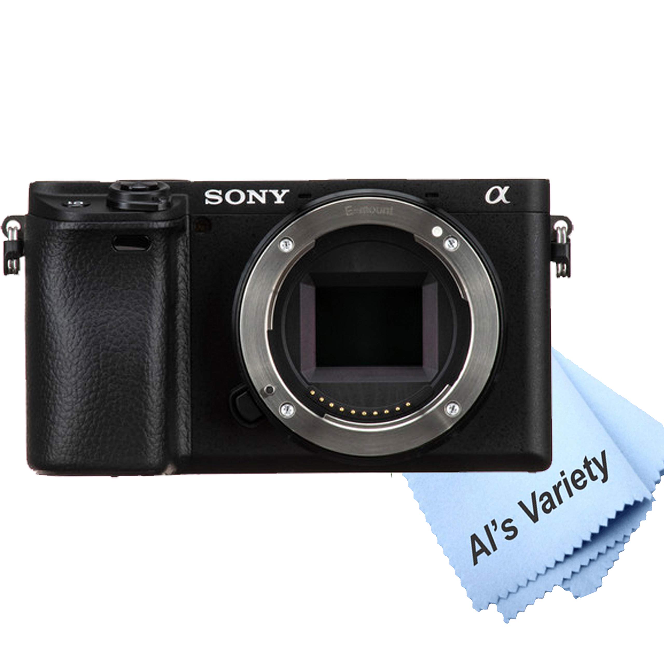 Sony a6400 Mirrorless Digital Camera Body Only (No Lens) + 64GB Memory + Case+ Steady Grip Pod + Tripod+ Software Pack -Accessory Bundle
