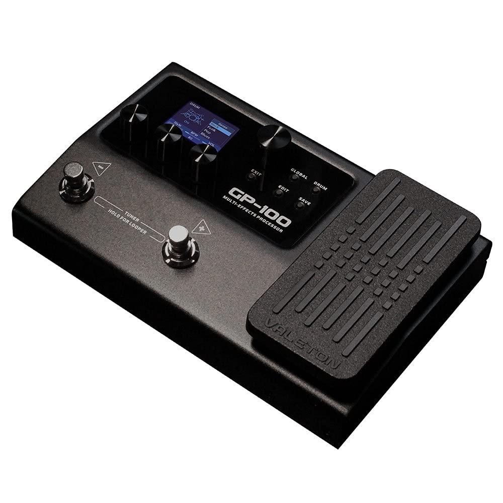 WYFDP Guitar Multi Effects Processor Pedal with 140 Built in Effects Looper IR OTG USB Multi Language Expression GP-100