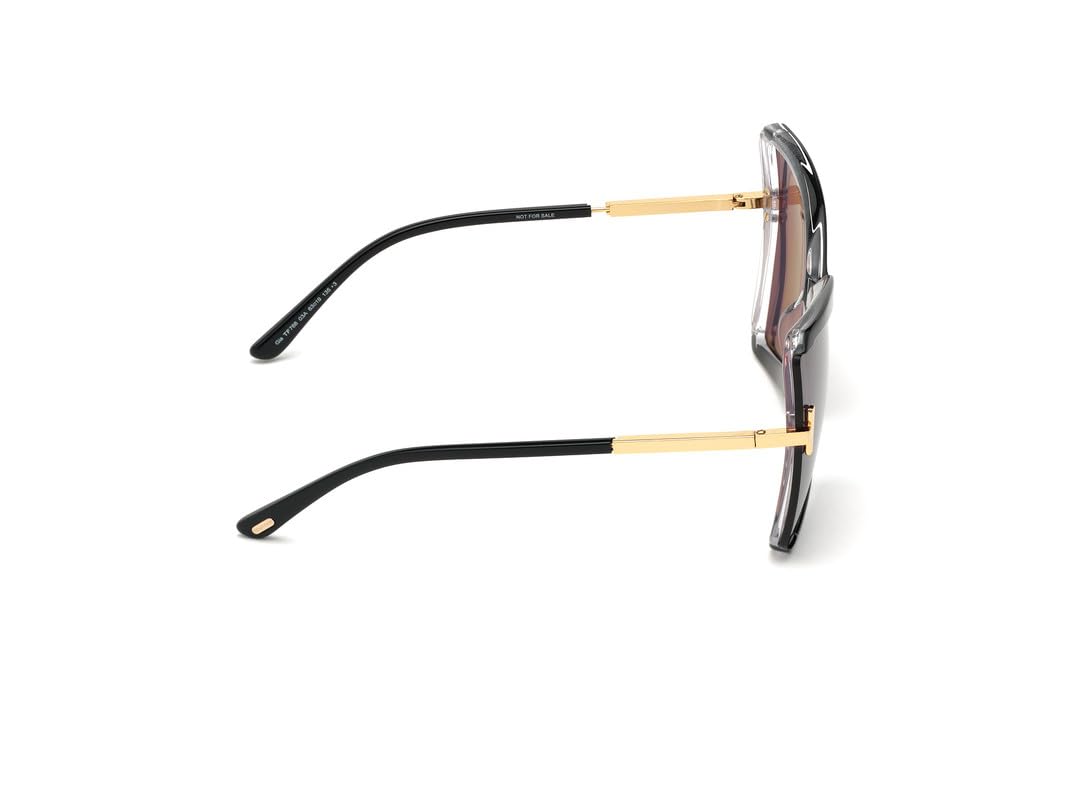 Tom Ford FT0766 03A Black FT0766 Butterfly Sunglasses Lens Category 3 Size 63mm