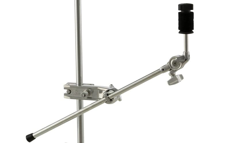 Pearl CH70 Cymbal Boom Attachment Clamp with 15" Solid Boom Arm, Multi-Angle Mounting Clamp, and UniLock Gearless Cymbal Tilter for Splash, Crash, and Effects Cymbals.