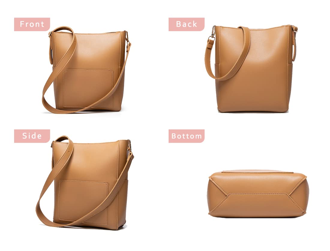XMLiZhiGu Purse for Women Womens Handbag Top Handle Shoulder Bag Tote Satchel Purse Work Bag Brown HMCD-7217