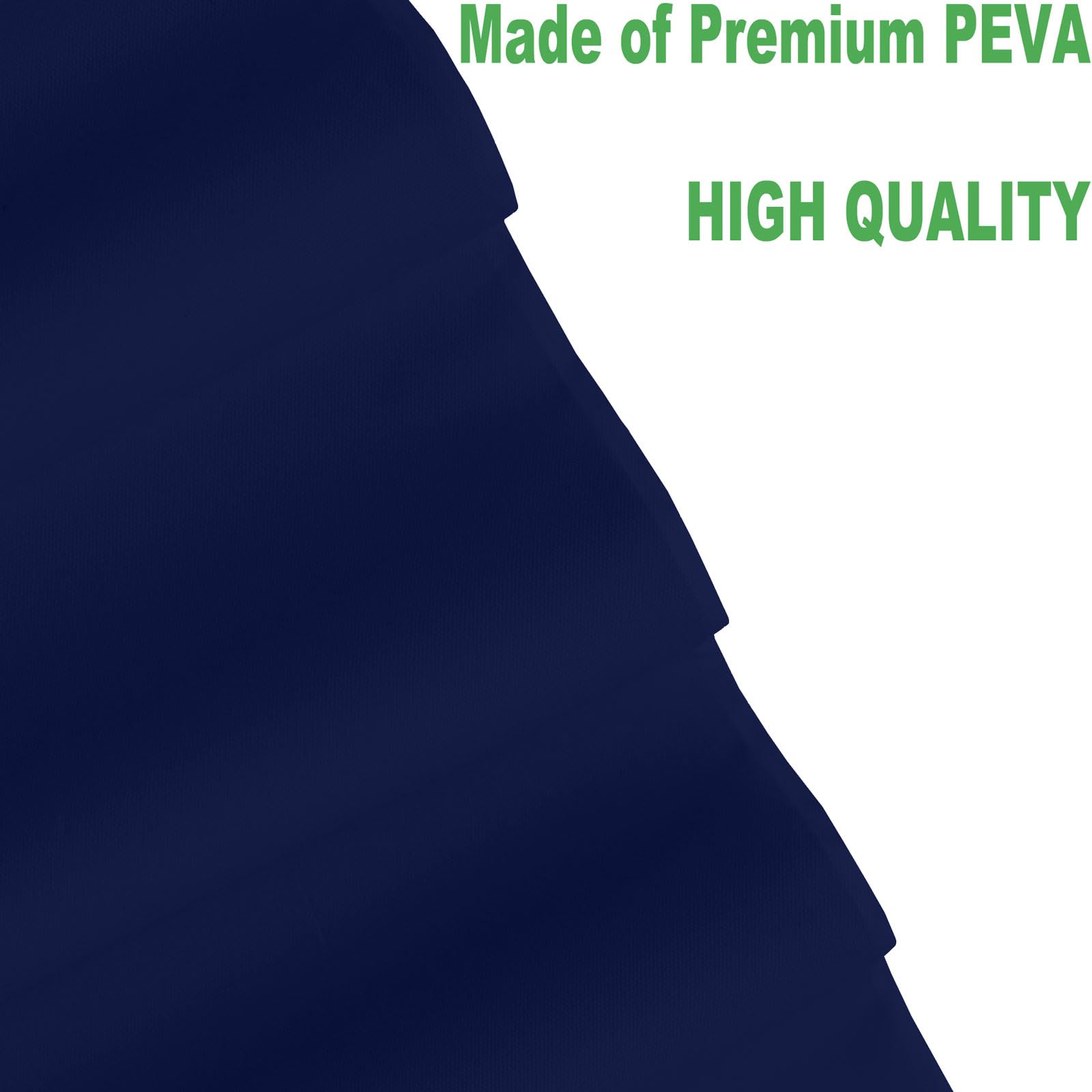 Plastic Navy Blue Tablecloths 3 Pack Disposable Table Covers 54" x 108" Deep Blue Table Cloths PEVA Party Tablecovers for Parties Picnic Birthday Wedding Banquet, Fits 6 to 8 Foot Rectangle Tables