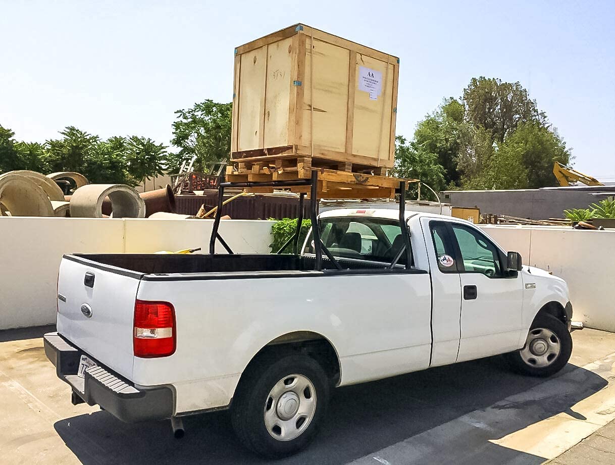 Non-Drilling Truck Rack, Pick-up Truck Utility Ladder Rack Black (USPTO Patent Pending)